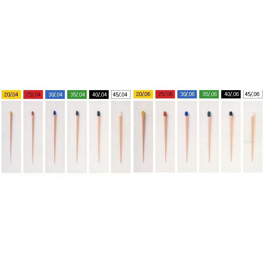 Conuri gutaperca Taper .04